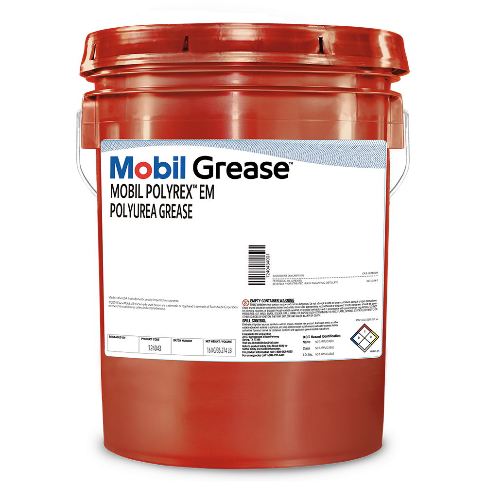 Mobil Polyrex EM Series Grease